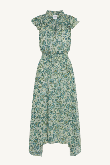 misa los angeles - mariposa dress - azure flora – Eloise
